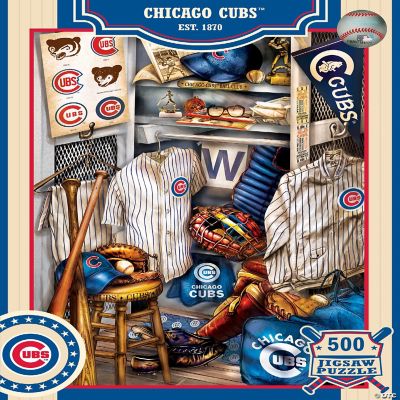 Chicago Cubs - Locker Room 500 Piece Jigsaw Puzzle | Oriental Trading