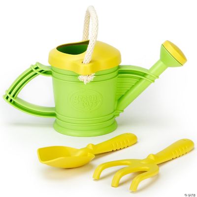 Green Toys: Watering Can - Green - 3pc Tool Set, Hand Rake & Shovel ...