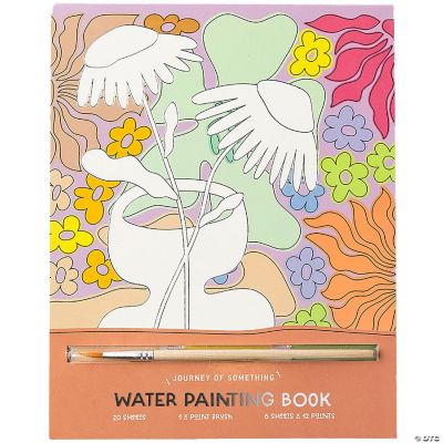 Journey of Something: Water Painting Book - 20 Sheets, Floral & Nature ...
