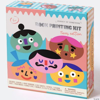 Journey of Something: Rock Painting Kit - Faces Edition - DIY Craft Kit ...