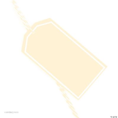 12PC Classic Tags Solid Blank Ivory | Oriental Trading