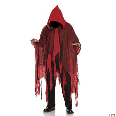 Hooded Red Shredded Phantom Cape Adult Costume Standard | Oriental Trading