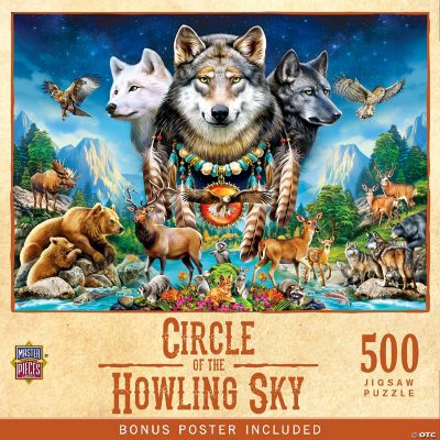 Circle of the Howling Sky 500 Piece Jigsaw Puzzle | Oriental Trading