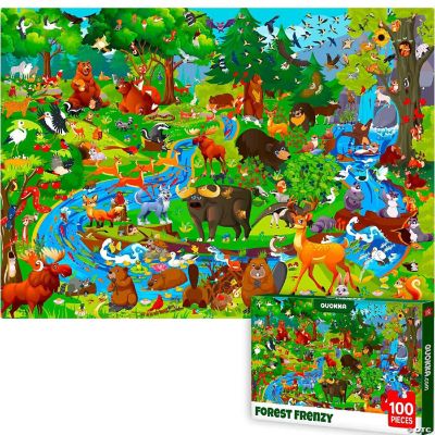 QUOKKA 100 Piece Puzzles for Kids Ages 6-8 – Intricately Illustrated ...