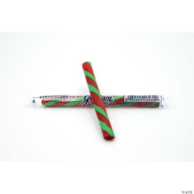 Christmas Red & Green Strawberry-Flavored Swirl Hard Candy Sticks - 80 ...
