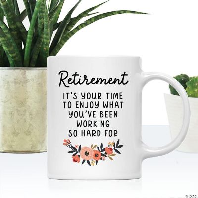 Time To Enjoy Retirement Coffee Mug | Oriental Trading