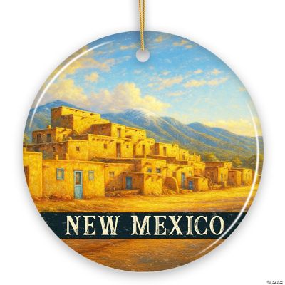Artistic New Mexico Taos Pueblo Ornament, Native American Heritage ...