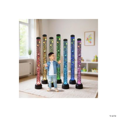 5ft Sensory LED Bubble Tube Lamp with 2 Brackets | Oriental Trading