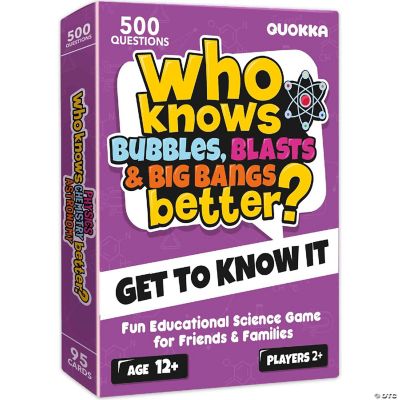 QUOKKA Science Trivia Card Game for Kids Age 12+ - Who Knows Chemistry ...