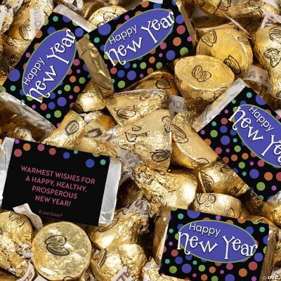 1.52lb Happy New Year Assorted Chocolate Candy Party Mix - Wrapped ...