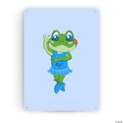 Frankie the Frog Metal Sign Wall Decor by Dancing Littles Jungle - Size ...