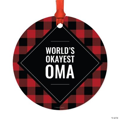 Metal Ornament Okayest Oma | Oriental Trading