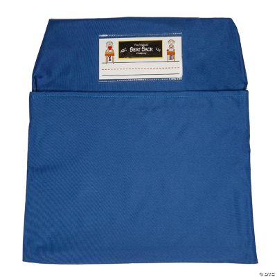 Seat Sack Single Chair Storage Pocket 17 Large - Blue | Oriental Trading