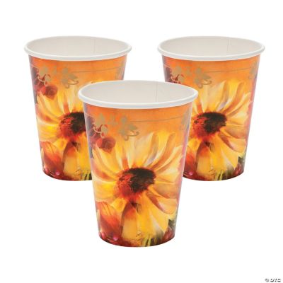 Fall Floral Cups - Discontinued