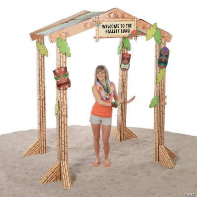 3D Tiki Hut Cardboard Stand-Up | Oriental Trading