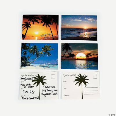 Tropical Postcard Invitations - Discontinued