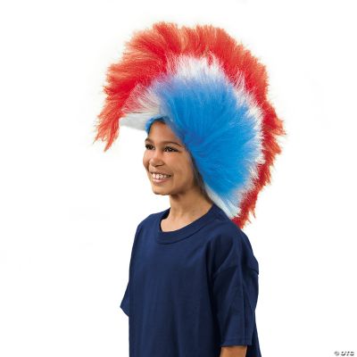 Patriotic Mohawk Wig - Discontinued