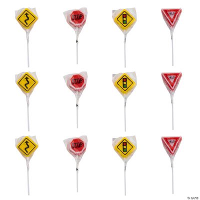 Street Sign Lollipops - 12 Pc. | Oriental Trading