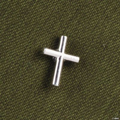 Silvertone Cross Pins - Oriental Trading