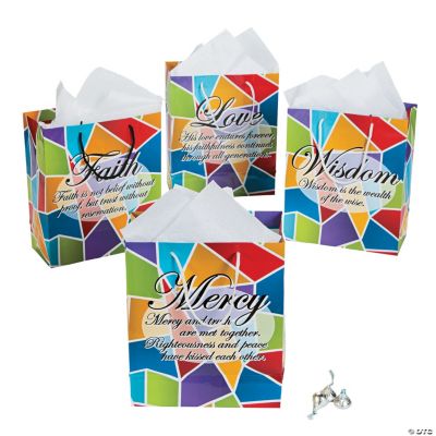 Wisdom, Mercy, Love, Faith Gift Bags - Discontinued