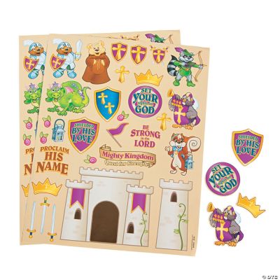 “Mighty Kingdom” Sticker Sheets - Discontinued