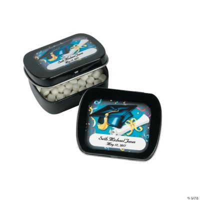 Personalized Graduation Tins with Mints - Discontinued