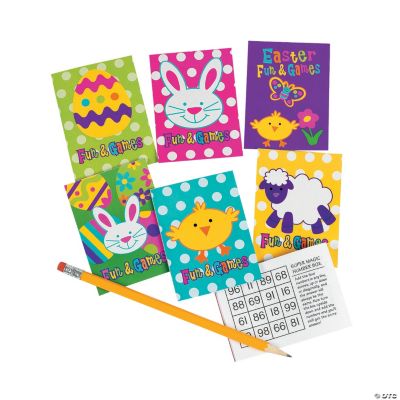 Colorful Mini Easter Fun & Games Activity Books - 72 Pc. | Oriental Trading