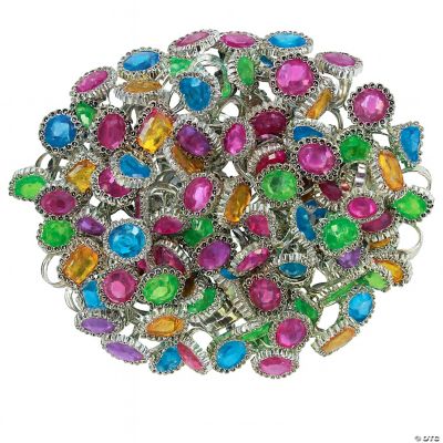 Colorful Rhinestone Rings | Oriental Trading