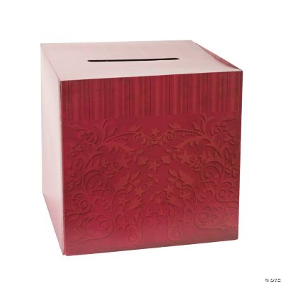Red on Red Wedding Card Box - Discontinued