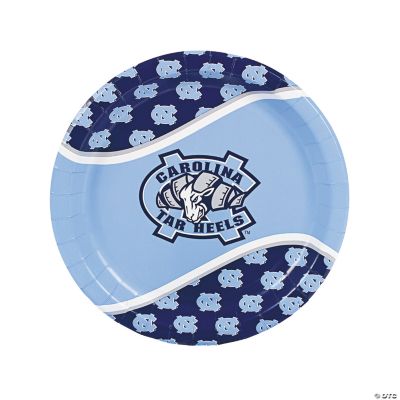 NCAA™ North Carolina Paper Dinner Plates - 8 Ct. - Discontinued