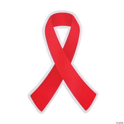 Red Awareness Ribbon Cutouts - Discontinued