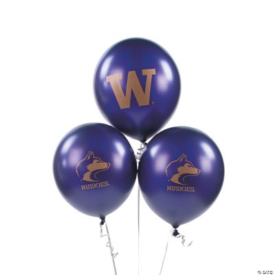 NCAA™ University of Washington 11" Latex Balloons - Discontinued