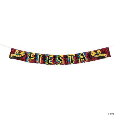 Fiesta Fringe Foil Banner | Oriental Trading