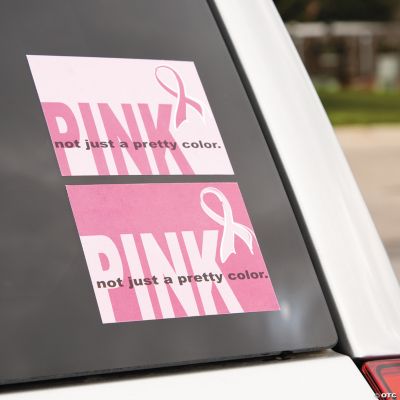 Mini Breast Cancer Awareness Window Clings - Discontinued