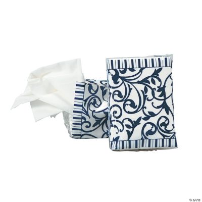 Navy Blue Wedding Facial Tissue Packs - Discontinued