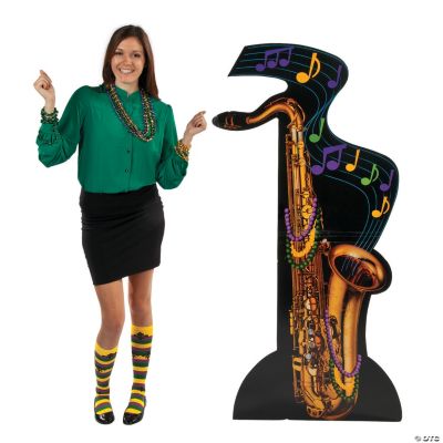 Large Saxophone Cardboard Stand-Up - Discontinued