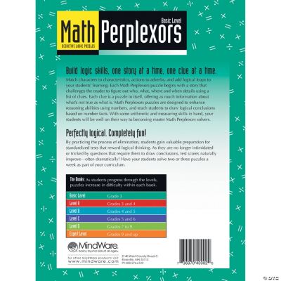 Math Perplexors: Basic Level, Educators, Reproducible - Mindware