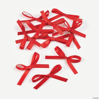 Pre-tied Red Ribbons - Discontinued