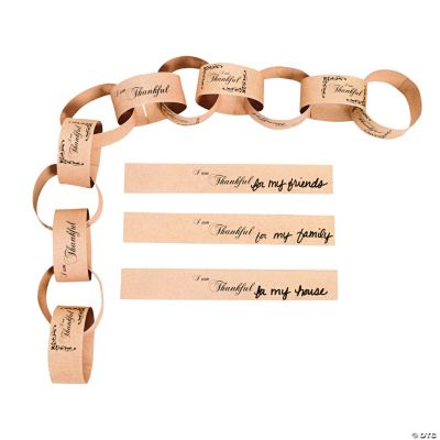 “I Am Thankful” Craft Paper Chain - Discontinued