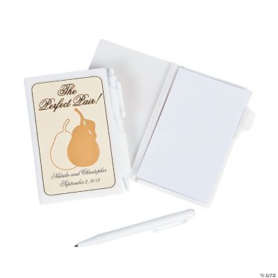 Personalized “The Perfect Pair” Notepad Cases with Pen - Discontinued