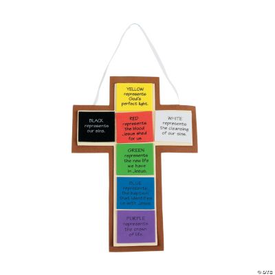 “Colors of Faith” Cross Craft Kit - Oriental Trading