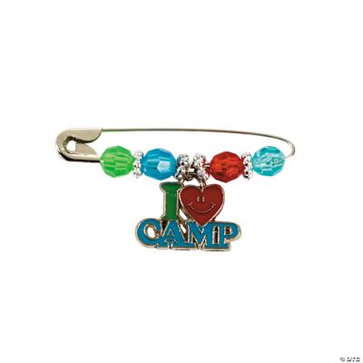 Beaded Camp Charm Pin Craft Kit - Discontinued