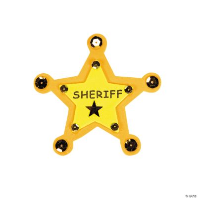 “Sheriff” Badge Craft Kit - Discontinued