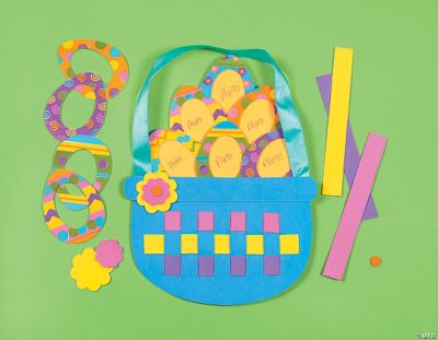 Foam Family Photo Easter Basket Craft Kit - Discontinued