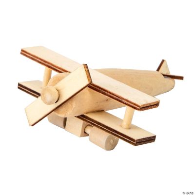 DIY Unfinished Wood Airplanes - 12 Pc. | Oriental Trading