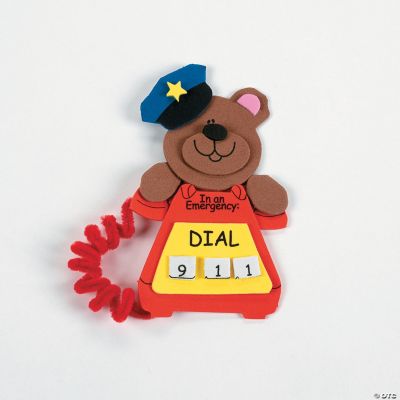 “In Case of An Emergency: Dial 911” Magnet Craft Kit - Discontinued