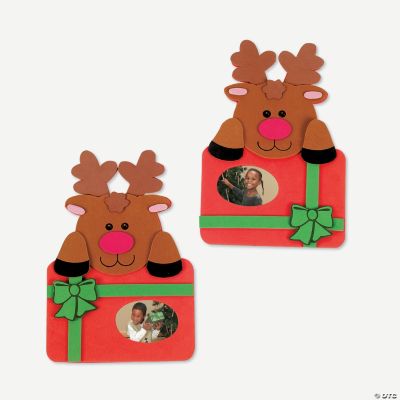 Reindeer Picture Frame Self-Adhesive Magnet Craft Kit - Discontinued