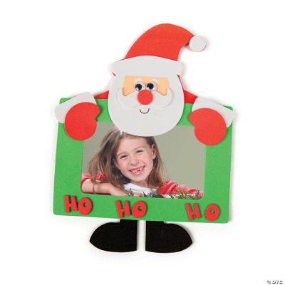 Santa Picture Frame Magnet Craft Kit - Discontinued
