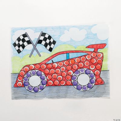 Race Car Dot Marker Activity Sheets - Discontinued