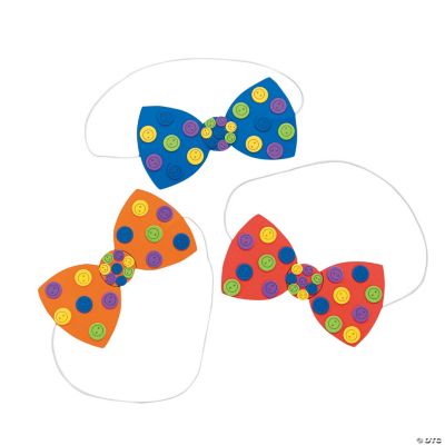 Button Bow Tie Craft Kit - Oriental Trading - Discontinued